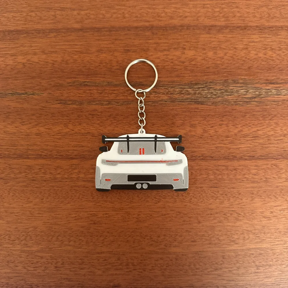 Porsche 911 GT3 RS Double Sided Keychain by FilumStudios MakerWorld ...