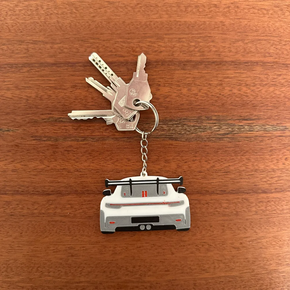Porsche 911 GT3 RS Double Sided Keychain by FilumStudios - MakerWorld