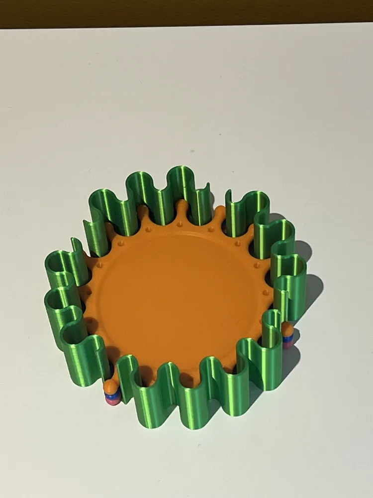 Splash Coasters with Holder by DCprint MakerWorld: Download Free 3D Models