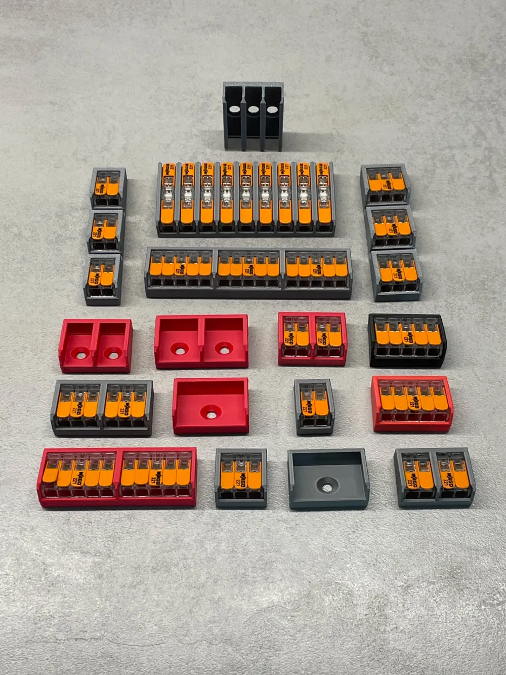 WAGO 221 modular mount & organiser - for all types by BENOengineering ...