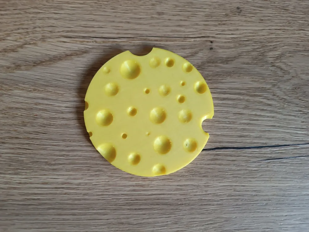 Cheese coaster by Timothy - MakerWorld