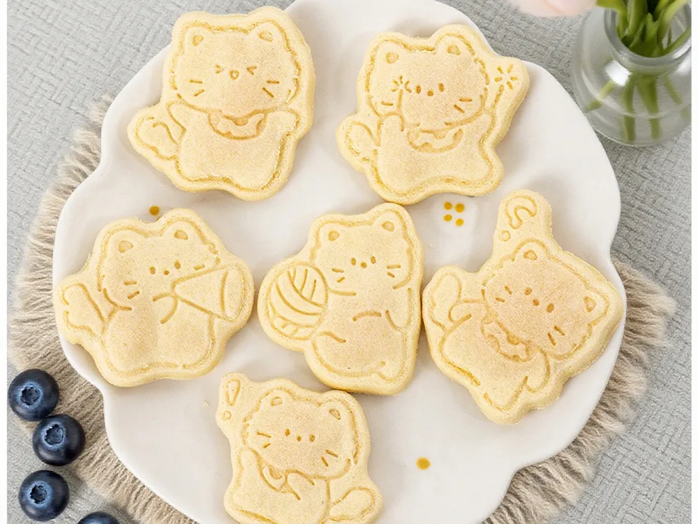 Cartoon cat cookie cutter set - Free 3D Print Model - MakerWorld