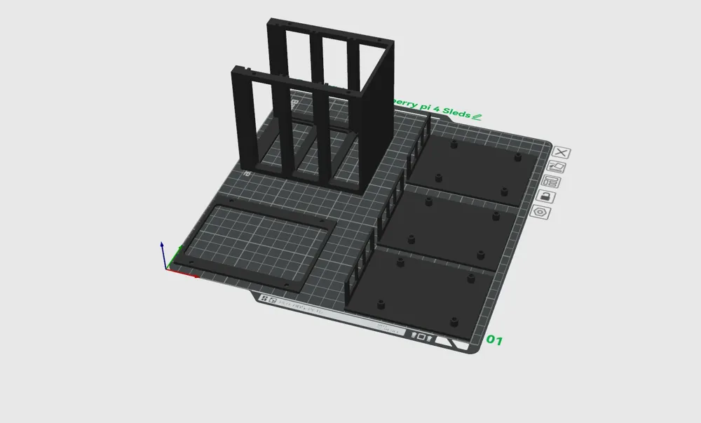 Raspberry Pi 4 / Rock 4 Compact Server Rack by Betong - MakerWorld