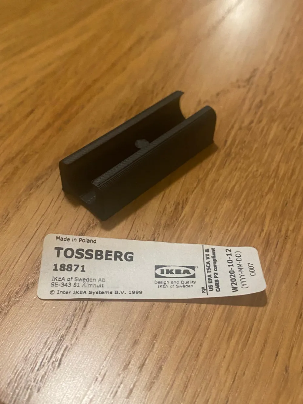 IKEA Tossberg Chair Feet by kipMakerWorld: Download Free 3D Models