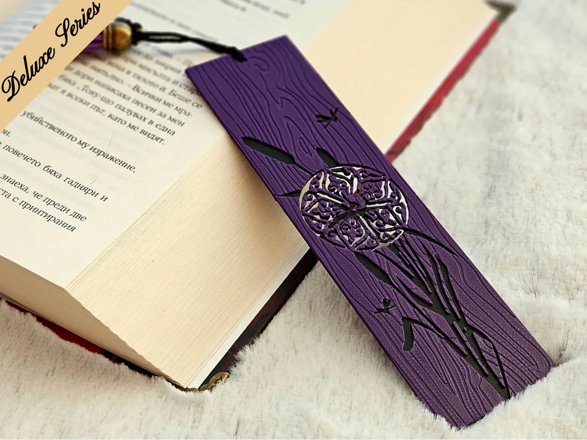 Typha - Deluxe Wooden Series Bookmarks - Free 3D Print Model - MakerWorld