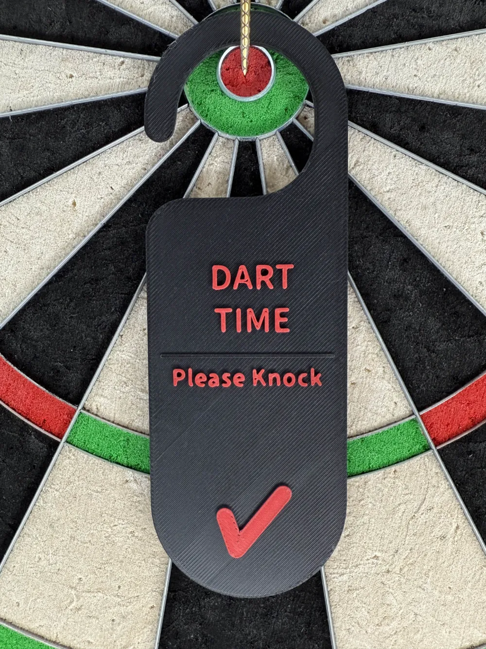 Dart-Time Door Hanger by dominikmayer260696 - MakerWorld