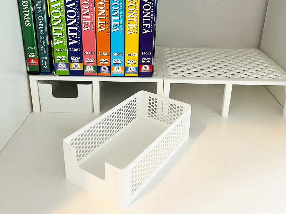 Mini Basket for IKEA Kallax Shelf Riser by GoingCoconuts MakerWorld ...
