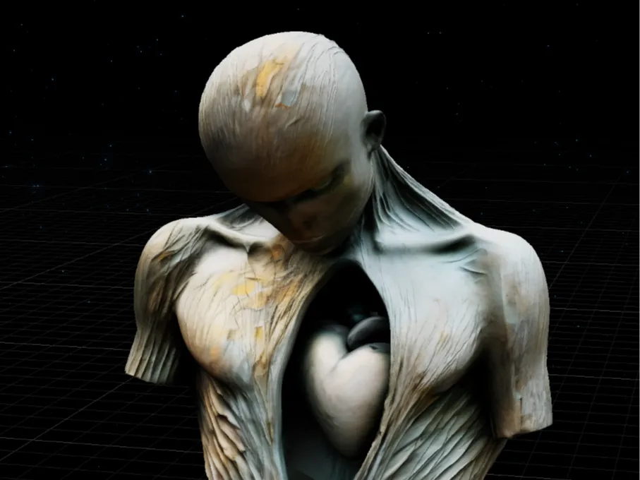 style man with heart - Free 3D Print Model - MakerWorld