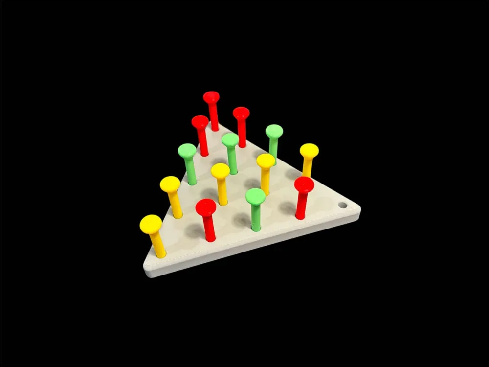 Tricky Triangle Game No AMS needed - Free 3D Print Model - MakerWorld