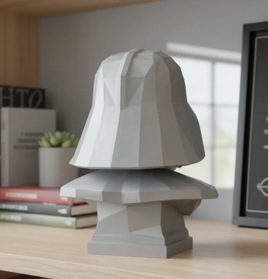 Darth Vader Low-Poly Bust by Juganof MakerWorld: Download Free 3D Models