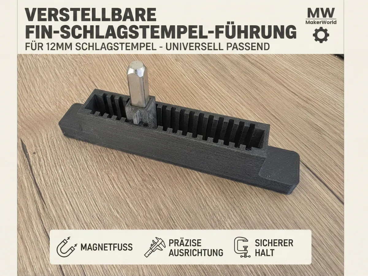 Template for VIN / Stamp Numbers - Free 3D Print Model - MakerWorld