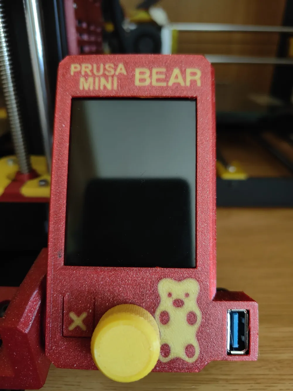 Prusa Mini Bear Lcd Cover Remixed by spary3d - MakerWorld