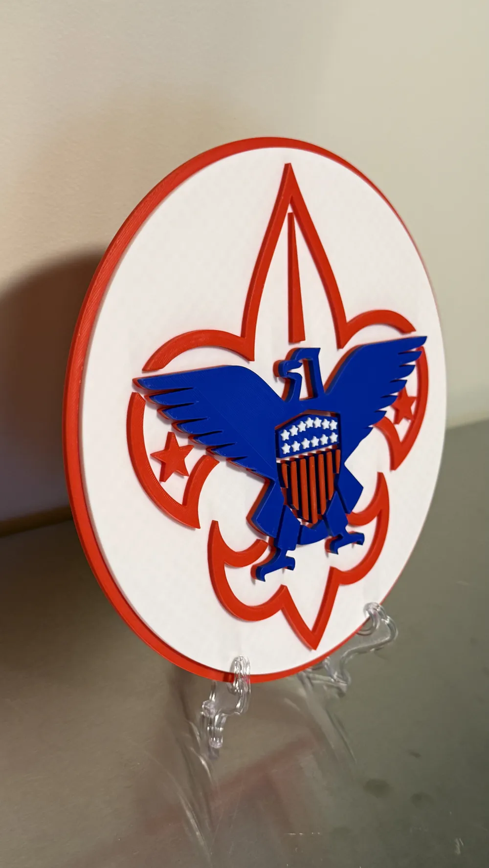 Boy Scouts of America Logo Plaque - Free 3D Print Model - MakerWorld