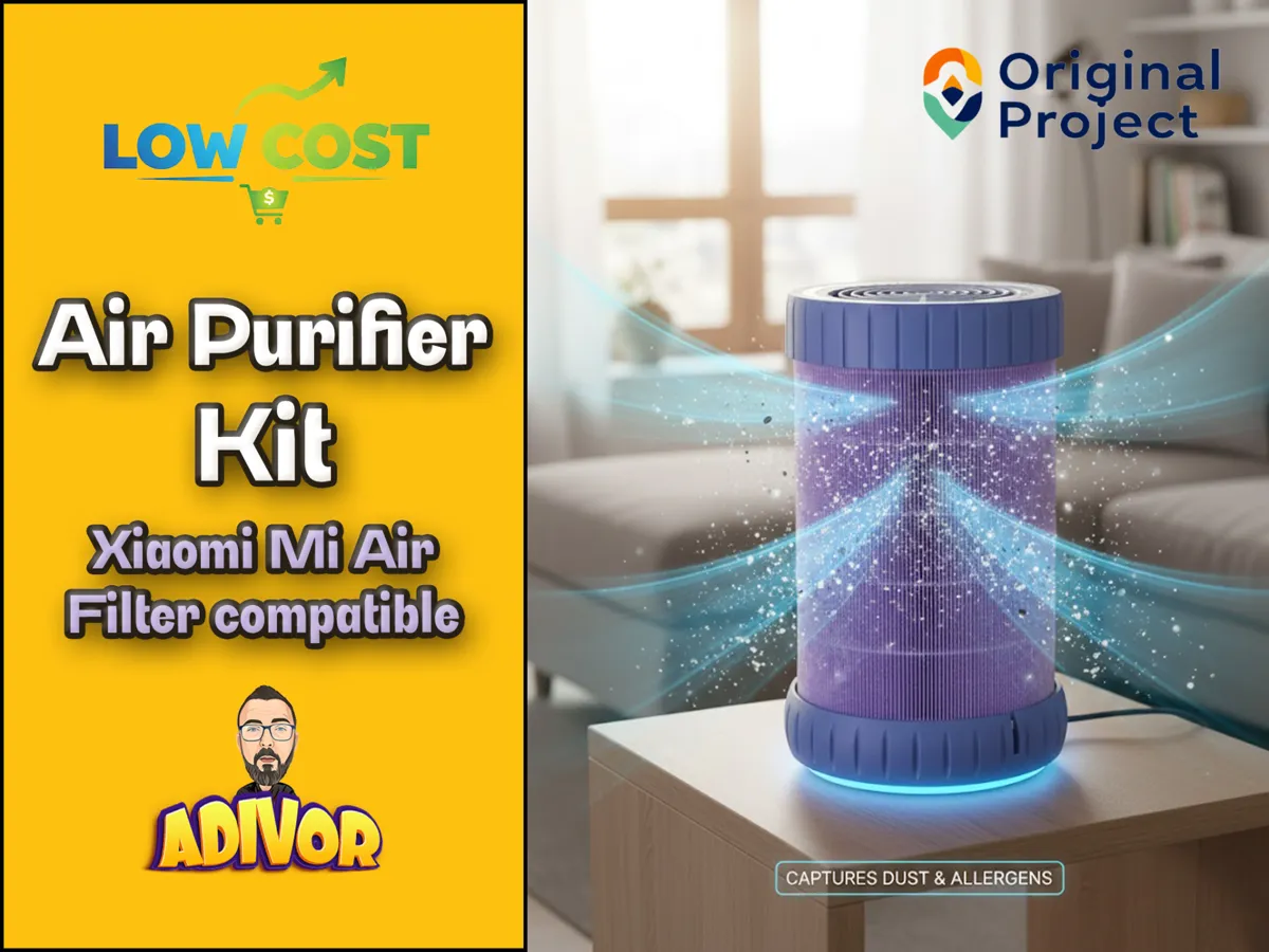 DIY Air Purifier Kit for Xiaomi Mi Air Filter by Adivor MakerWorld ...