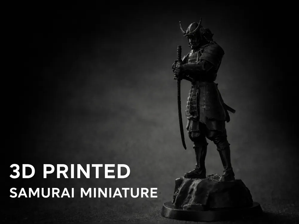 samurai miniature - Free 3D Print Model - MakerWorld