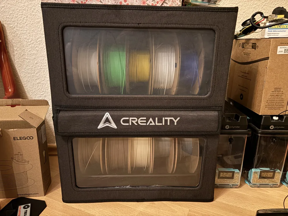 Desiccant holder for Creality filament storage box - Free 3D Print ...