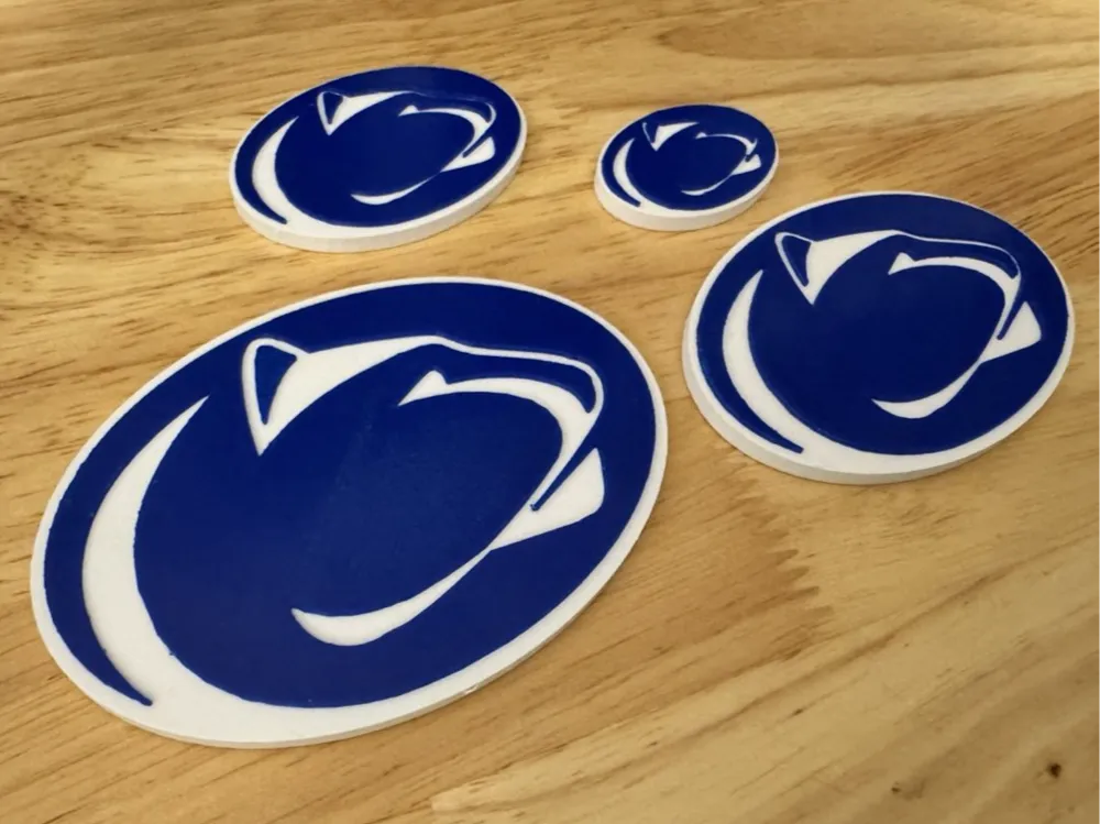 Penn State Logo - Fridge Magnet - Free 3D Print Model - MakerWorld