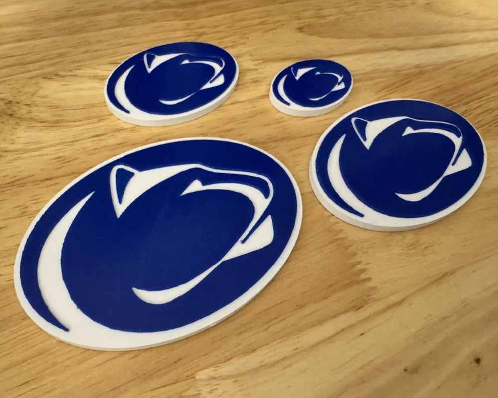 Penn State Logo - Fridge Magnet - Free 3D Print Model - MakerWorld