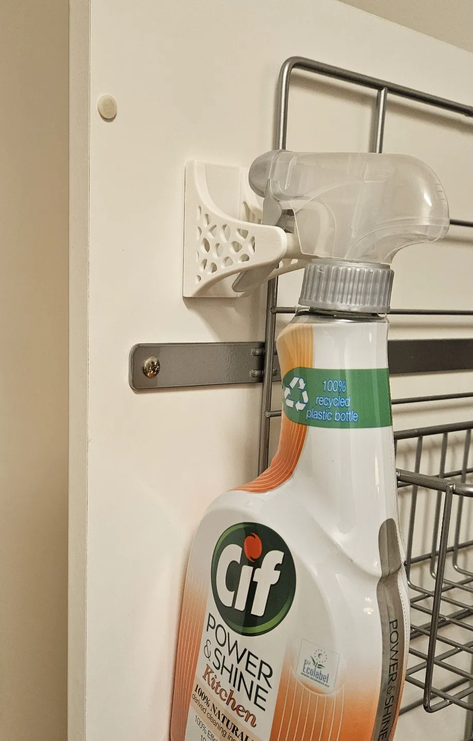 Spray Bottle Hanger - Free 3D Print Model - MakerWorld