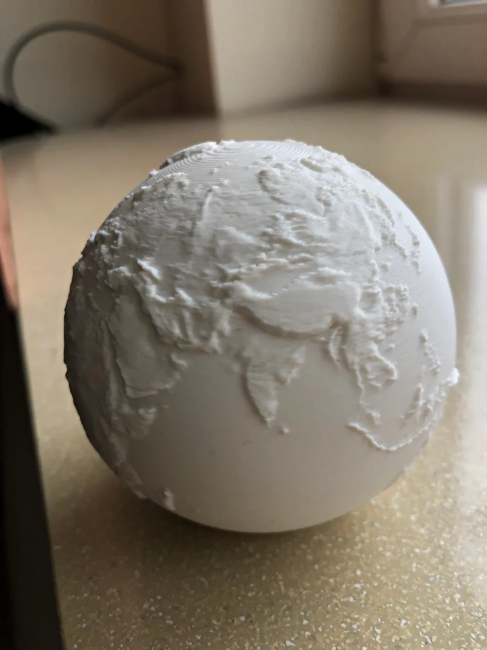 Earth Globe – Real Elevation Data (NASA) 3D Print - Free 3D Print Model ...