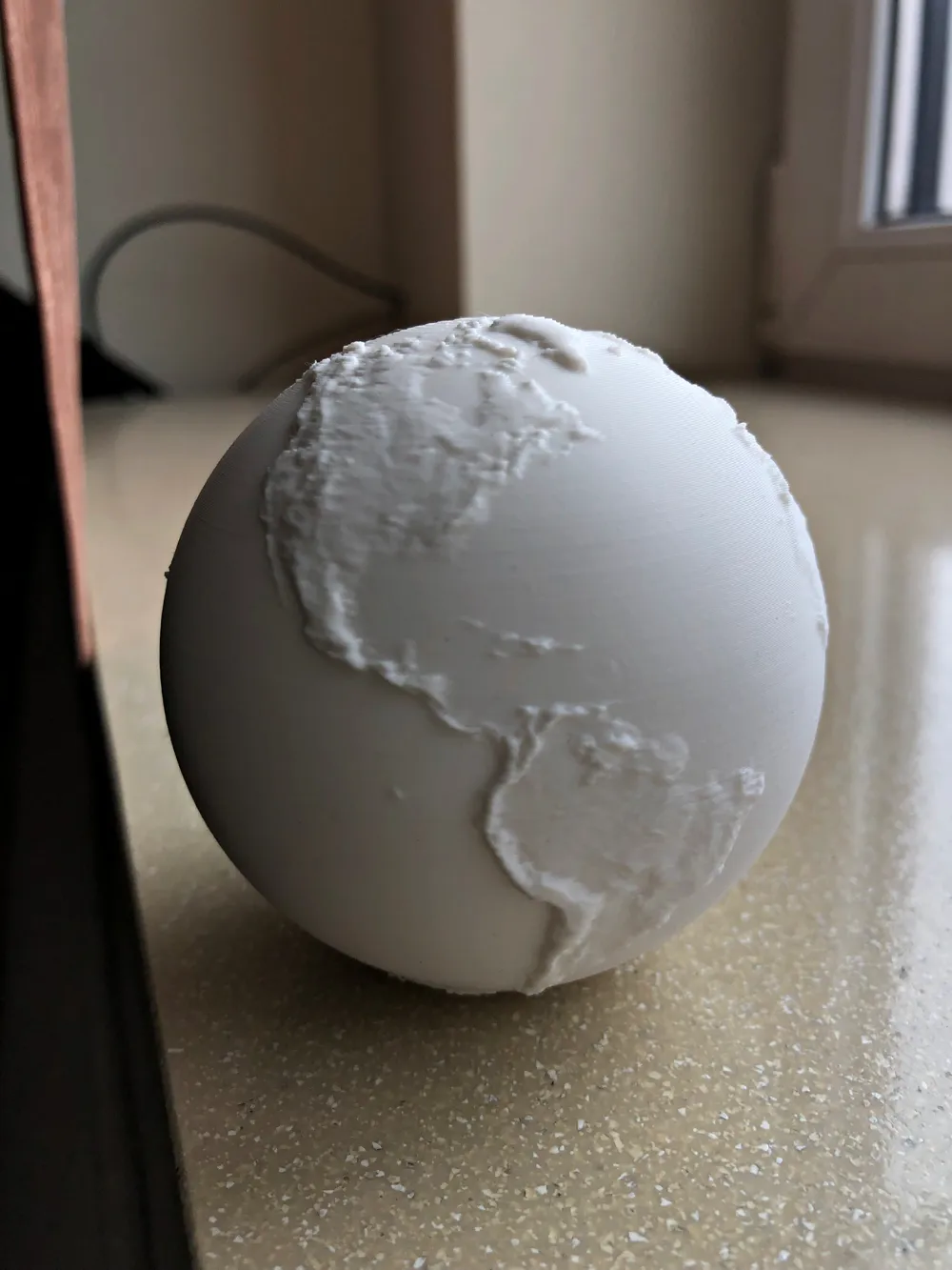 Earth Globe – Real Elevation Data (NASA) 3D Print - Free 3D Print Model ...