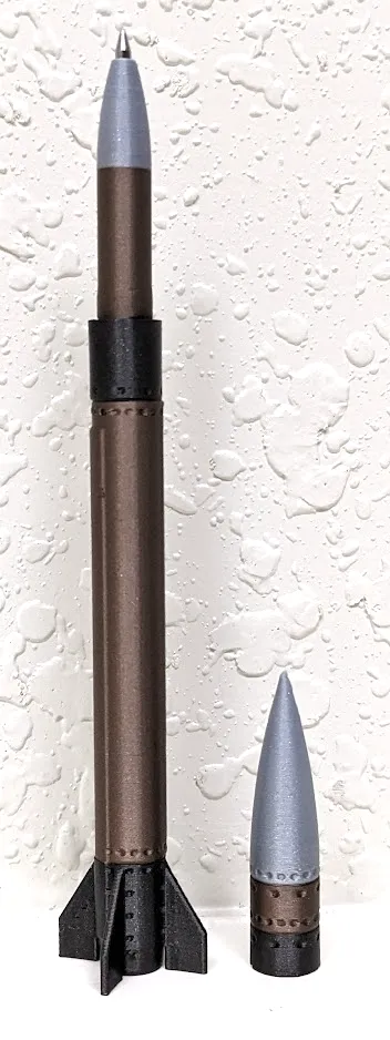 Patriot Missile Pen | Pilot G2 or Bic | PAC-2 by Rexi Labs MakerWorld: Download Free 3D Models