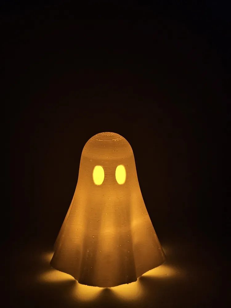 LED Ghost – Halloween Decoration - Free 3D Print Model - MakerWorld