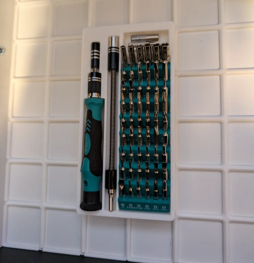 Gridfinity ORIA Screwdriver Kit Holder - Free 3D Print Model - MakerWorld