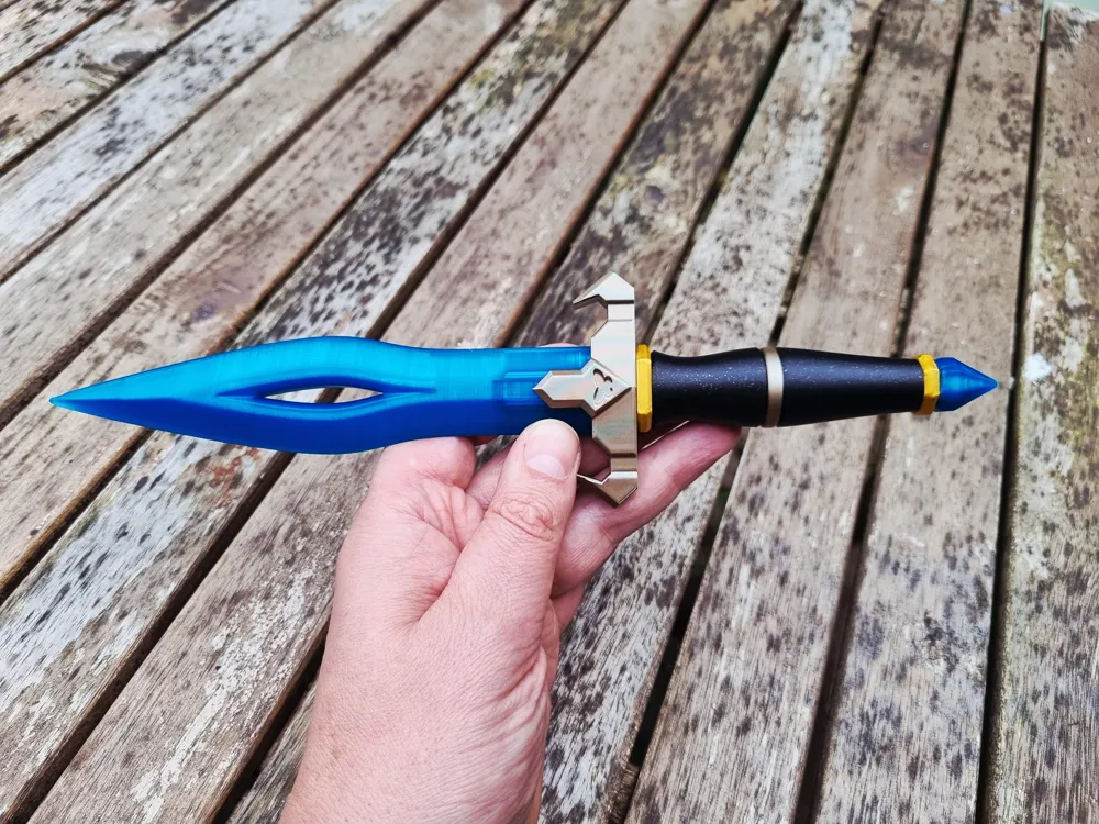 Sapphire Dagger - Free 3D Print Model - MakerWorld