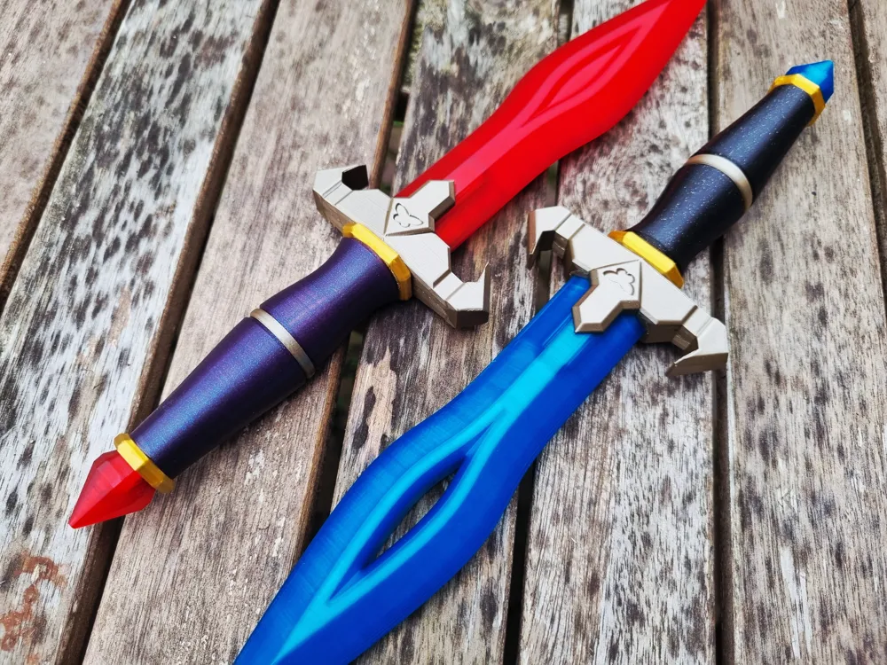 Sapphire Dagger - Free 3D Print Model - MakerWorld