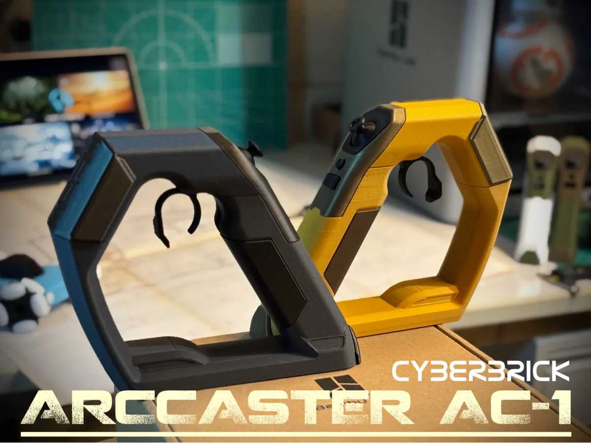 CyberBrick ARCCASTER AC-1 - Cyber Wielder Sidearm by Viltsu MakerWorld ...