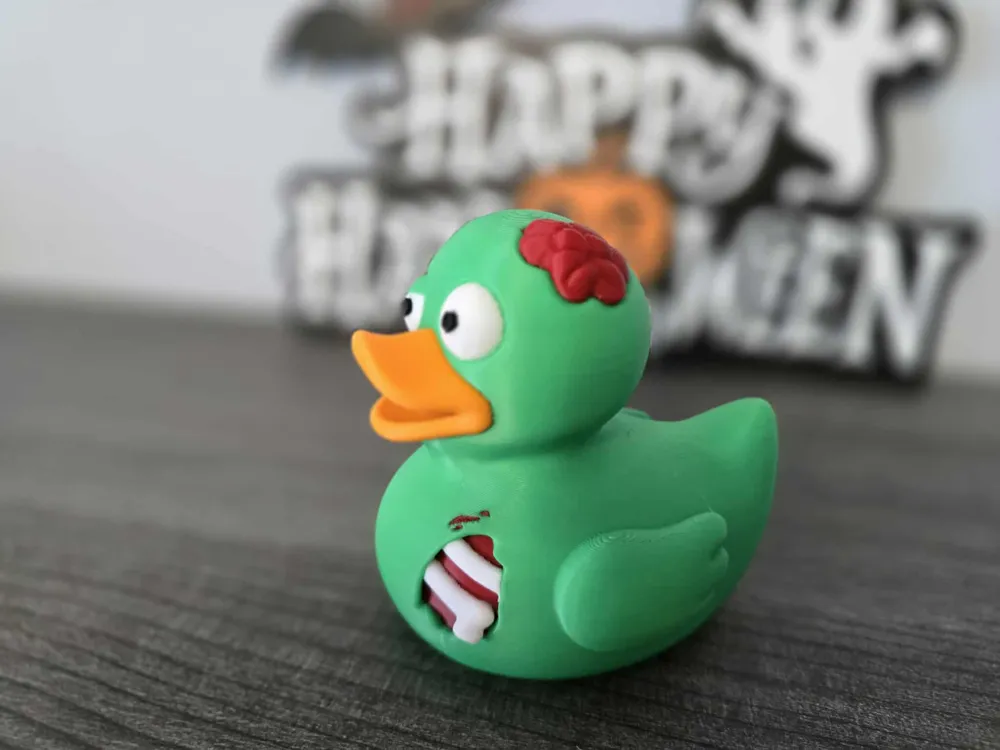 Halloween 2025 * Cute Zombie Duck - Free 3D Print Model - MakerWorld