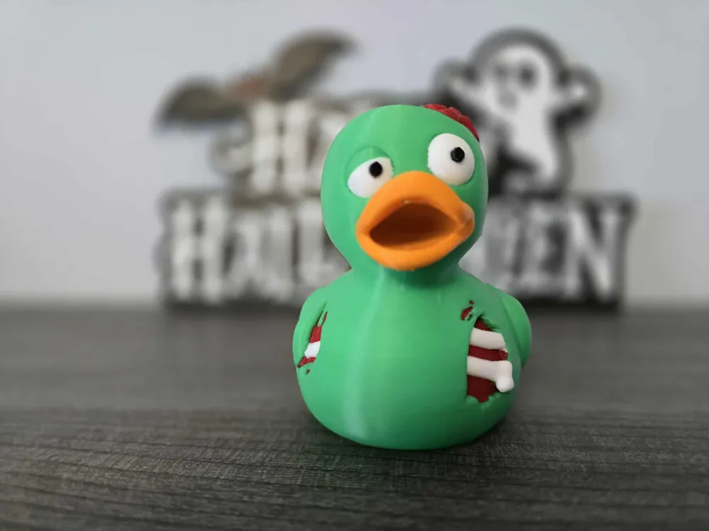 Halloween 2025 * Cute Zombie Duck - Free 3D Print Model - MakerWorld