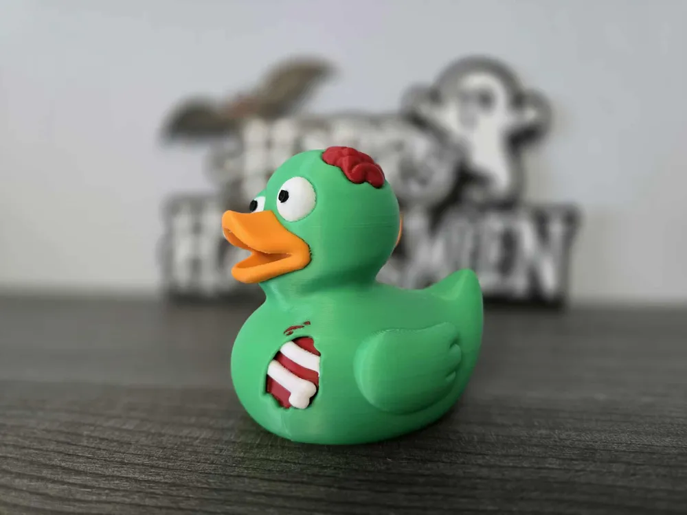 Halloween 2025 * Cute Zombie Duck - Free 3D Print Model - MakerWorld