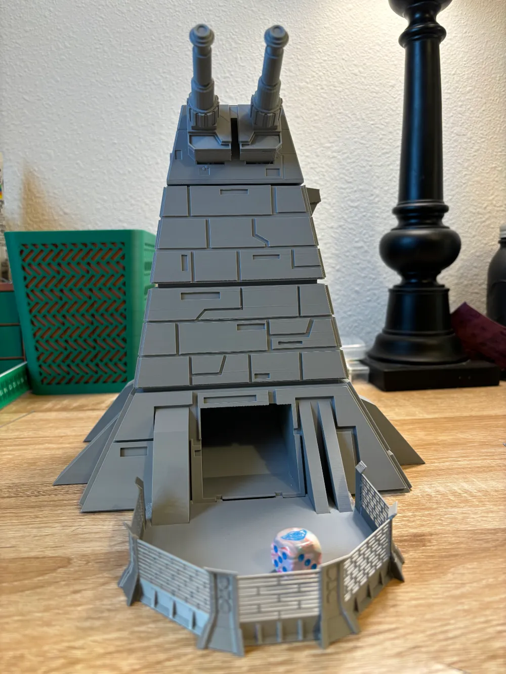 XX-10 Turbo Laser Dice Tower - Free 3D Print Model - MakerWorld