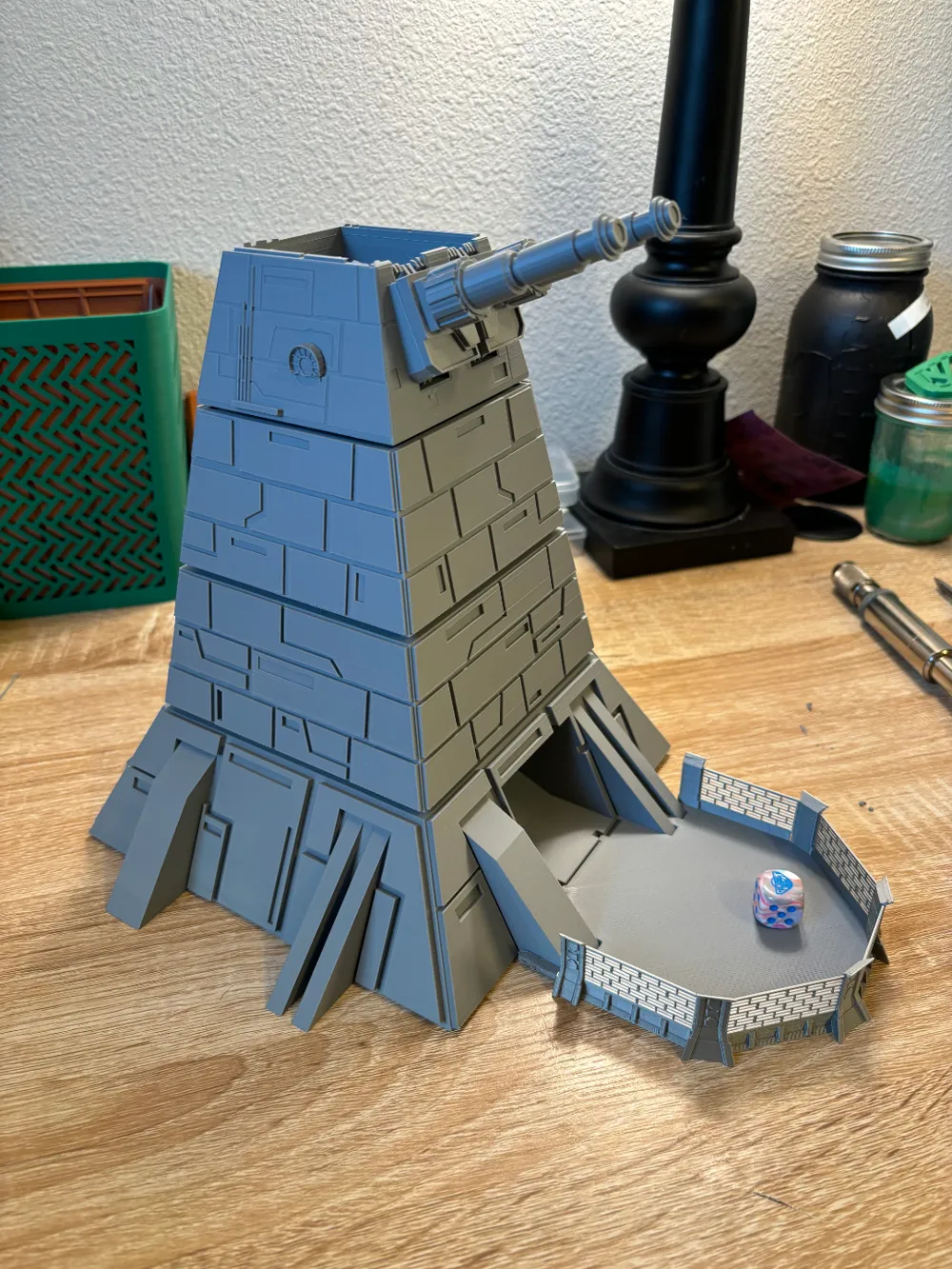 XX-10 Turbo Laser Dice Tower - Free 3D Print Model - MakerWorld