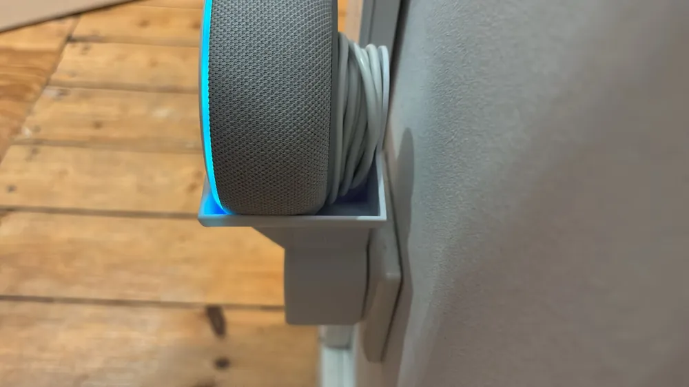 Alexa echo dot Holder Power outlet - Free 3D Print Model - MakerWorld