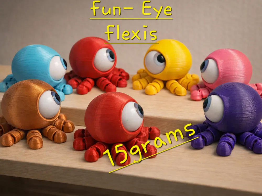 fun eye stubby flexi - Free 3D Print Model - MakerWorld