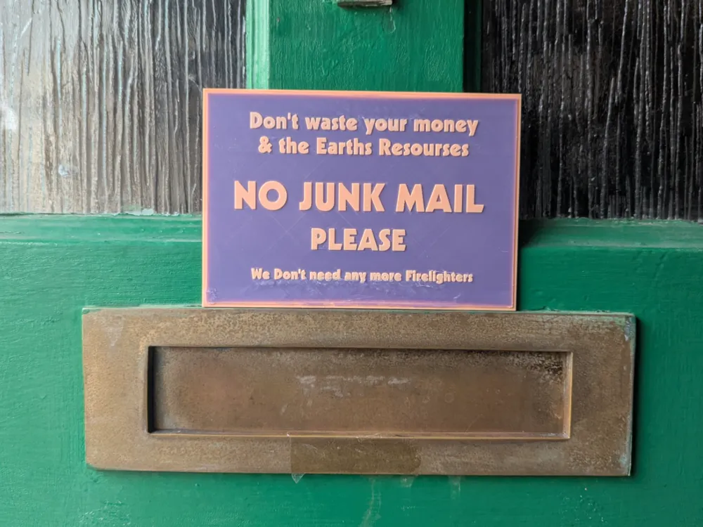 SIGN - No Junk Mail Please by CoinOPAnimator - MakerWorld