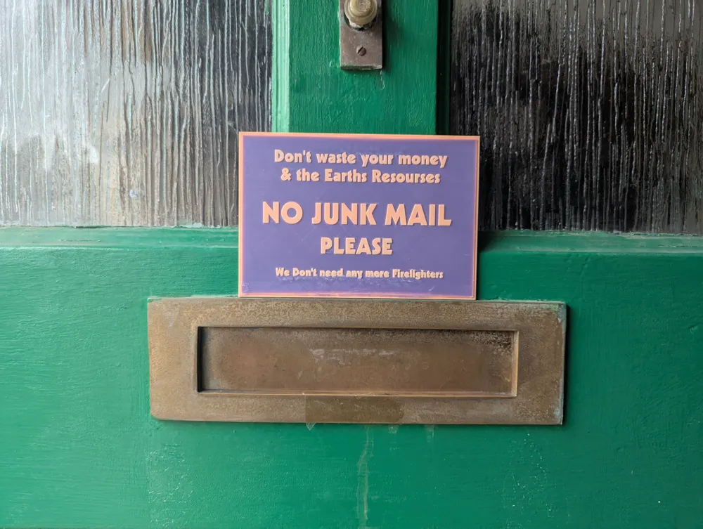 SIGN - No Junk Mail Please by CoinOPAnimator - MakerWorld