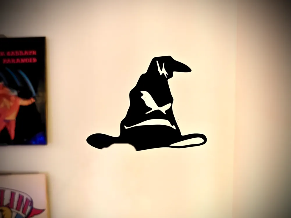 Harry Potter Sorting Hat wall art by Vaesel - MakerWorld