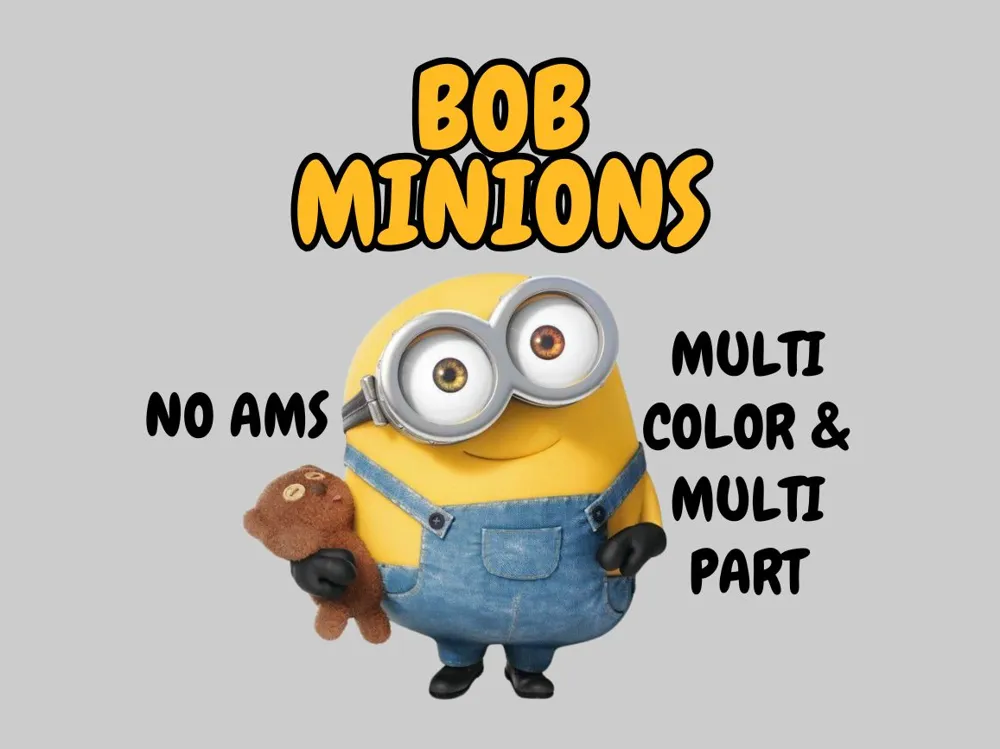 Minion Bob Despicable Me Multicolor Multi-Part Remixed by Robythedoct46 ...