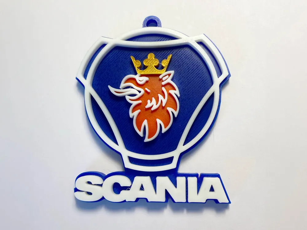 Scania Logo Keychain by hermannhaf - MakerWorld