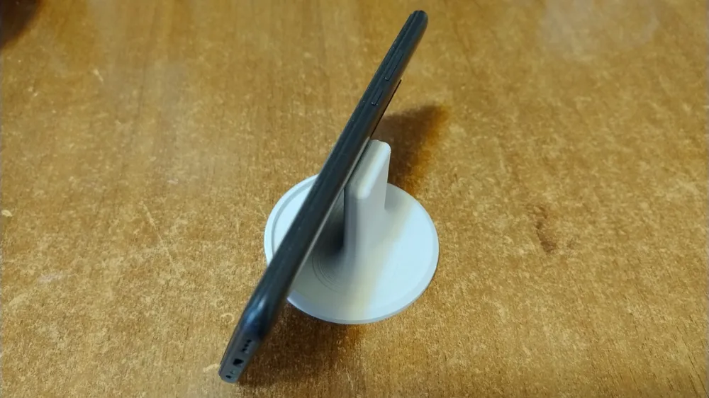 Phone stand simple design - Free 3D Print Model - MakerWorld