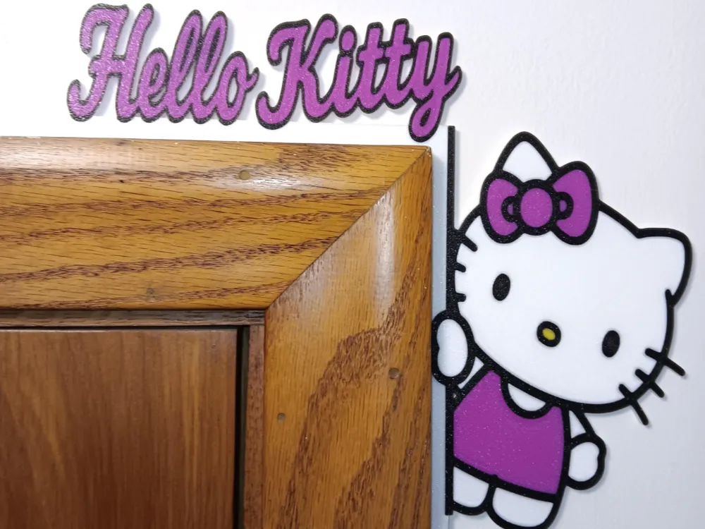 Hello Kitty Door Corner by AmishAtlas Designs MakerWorld: Download Free ...