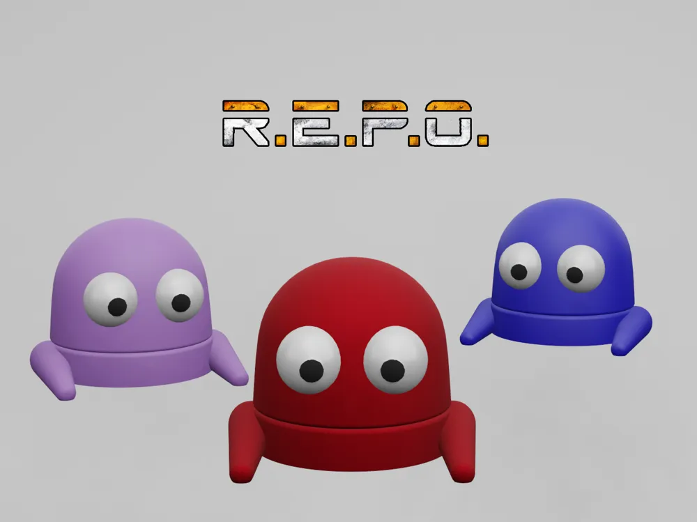 R.E.P.O. Player Character Hide/Ball - Free 3D Print Model - MakerWorld