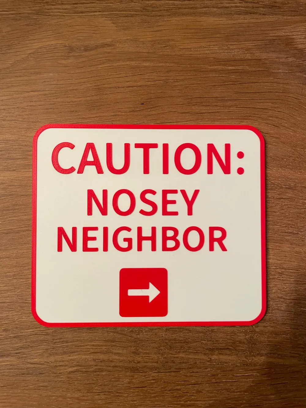 Nosey Neighbor Sign / Yard / Funny / Joke / Gift by 3D Prints This Week ...