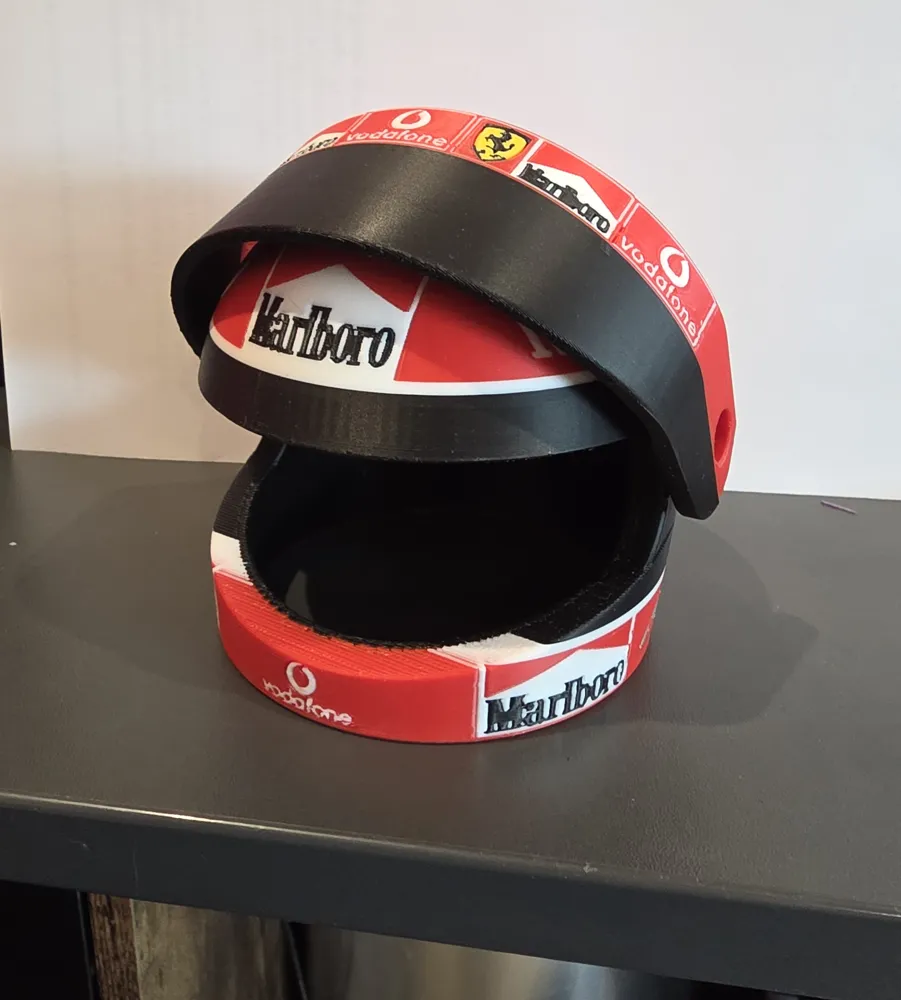 Michael Shumacher Brick Helmet - Free 3D Print Model - MakerWorld