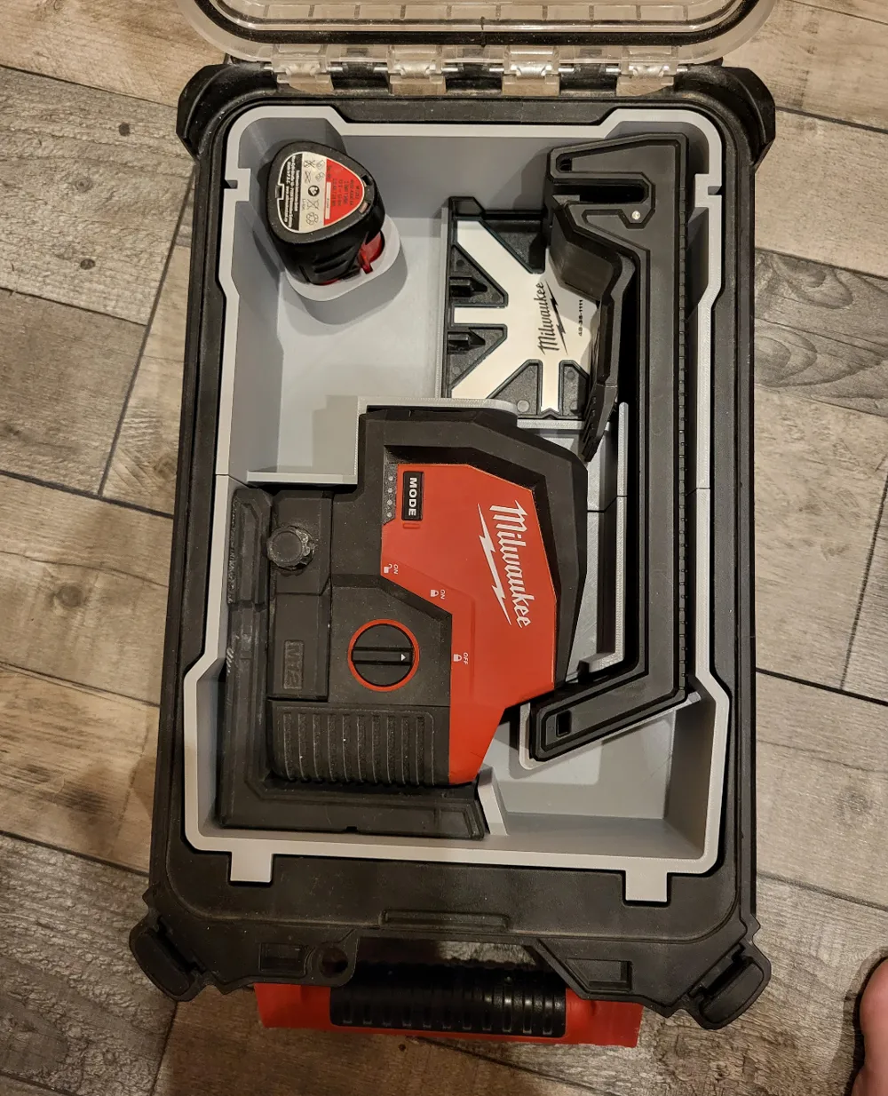 M12 Laser insert for Milwaukee Packout Organiser - Free 3D Print Model ...