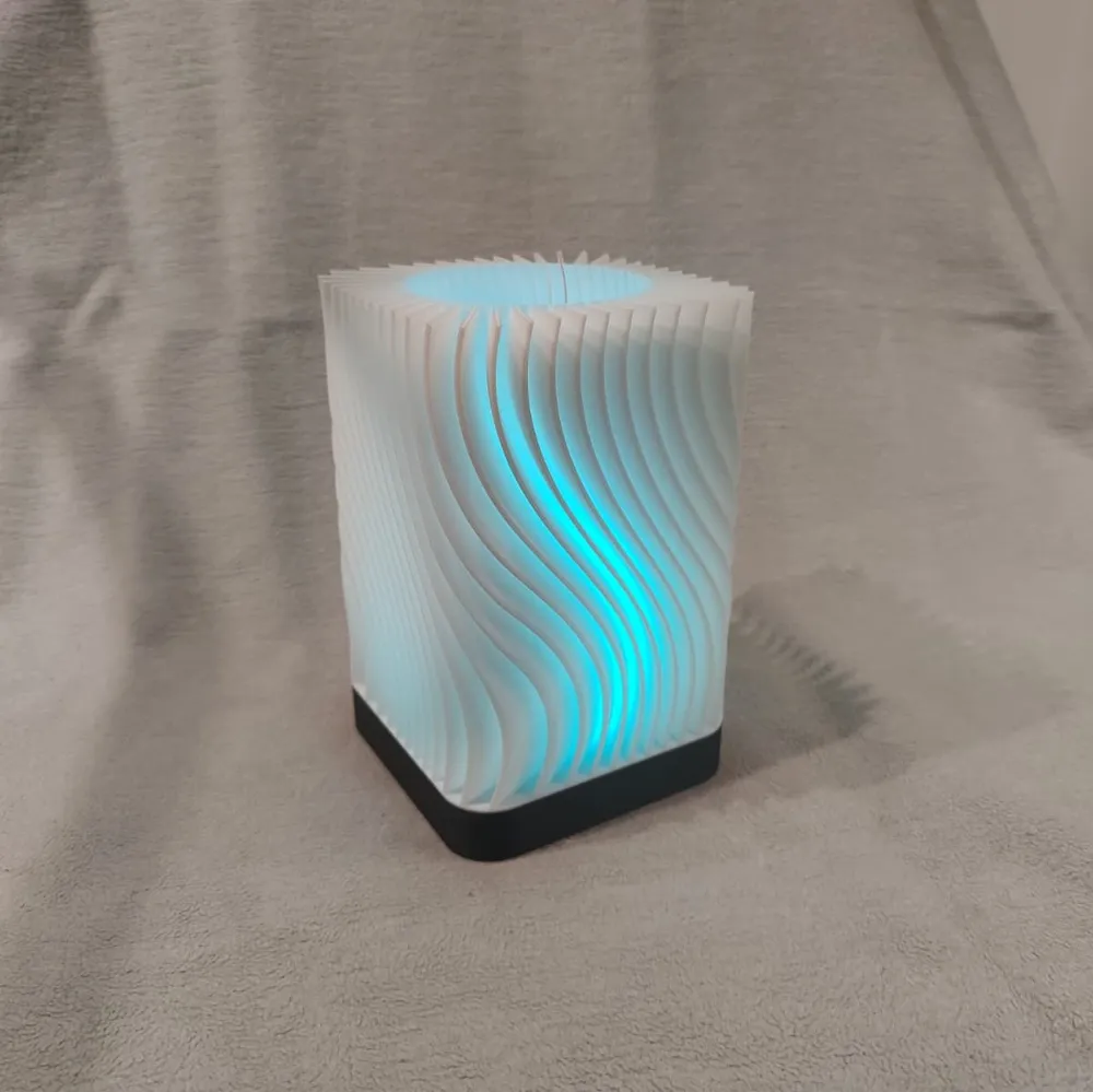 WaveLight – Elegant 3D Printed Lamp - Free 3D Print Model - MakerWorld